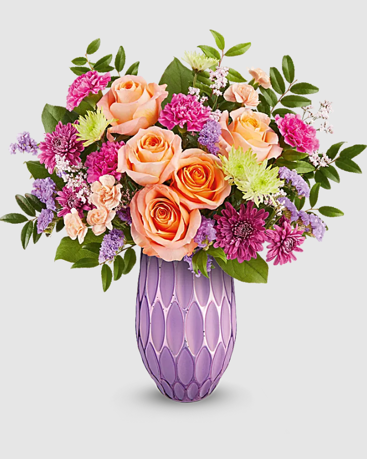 Teleflora Pretty Glow Bouquet | Pesches Flowers & Garden Center