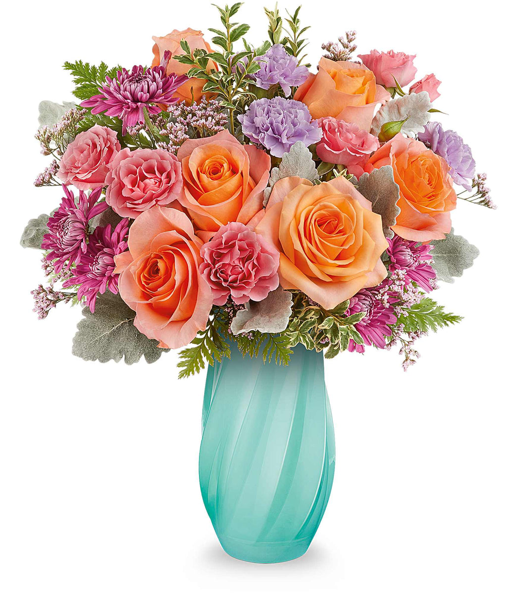 Teleflora Blue Radiance Bouquet | Pesches Flowers & Garden Center