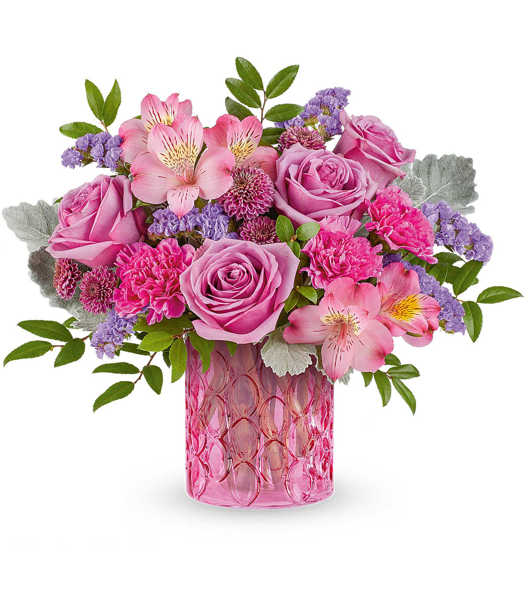 Teleflora Pink Rhapsody Bouquet | Pesches Flowers & Garden Center