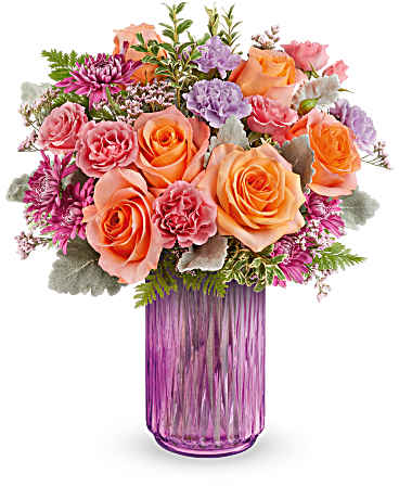Teleflora Radiant Joy Bouquet | Pesches Flowers & Garden Center